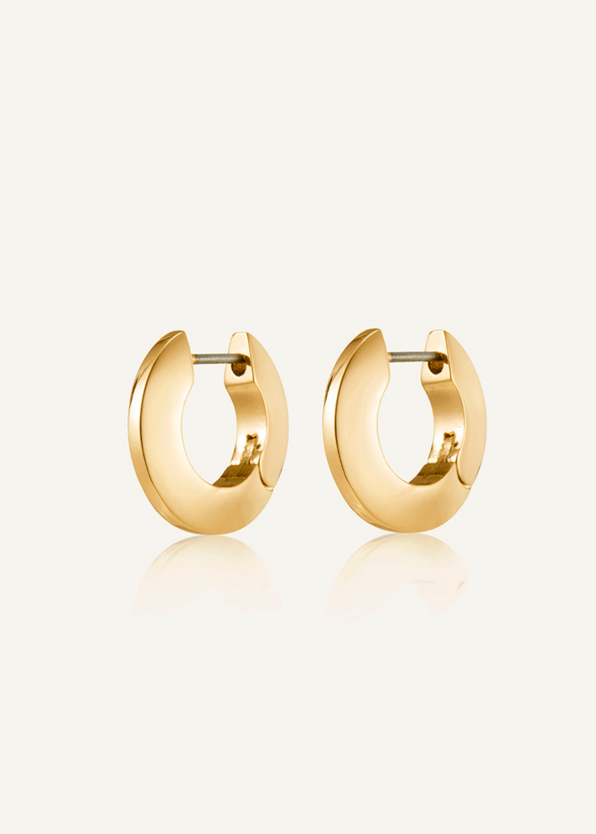 Jenny Bird Small Toni Hinged Hoops in Gold | Tula's Online Boutique – Tula Boutique